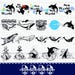 Whale SVG Bundle: Orca, Tail, Sea Animals Clipart (digital Download) - Etsy