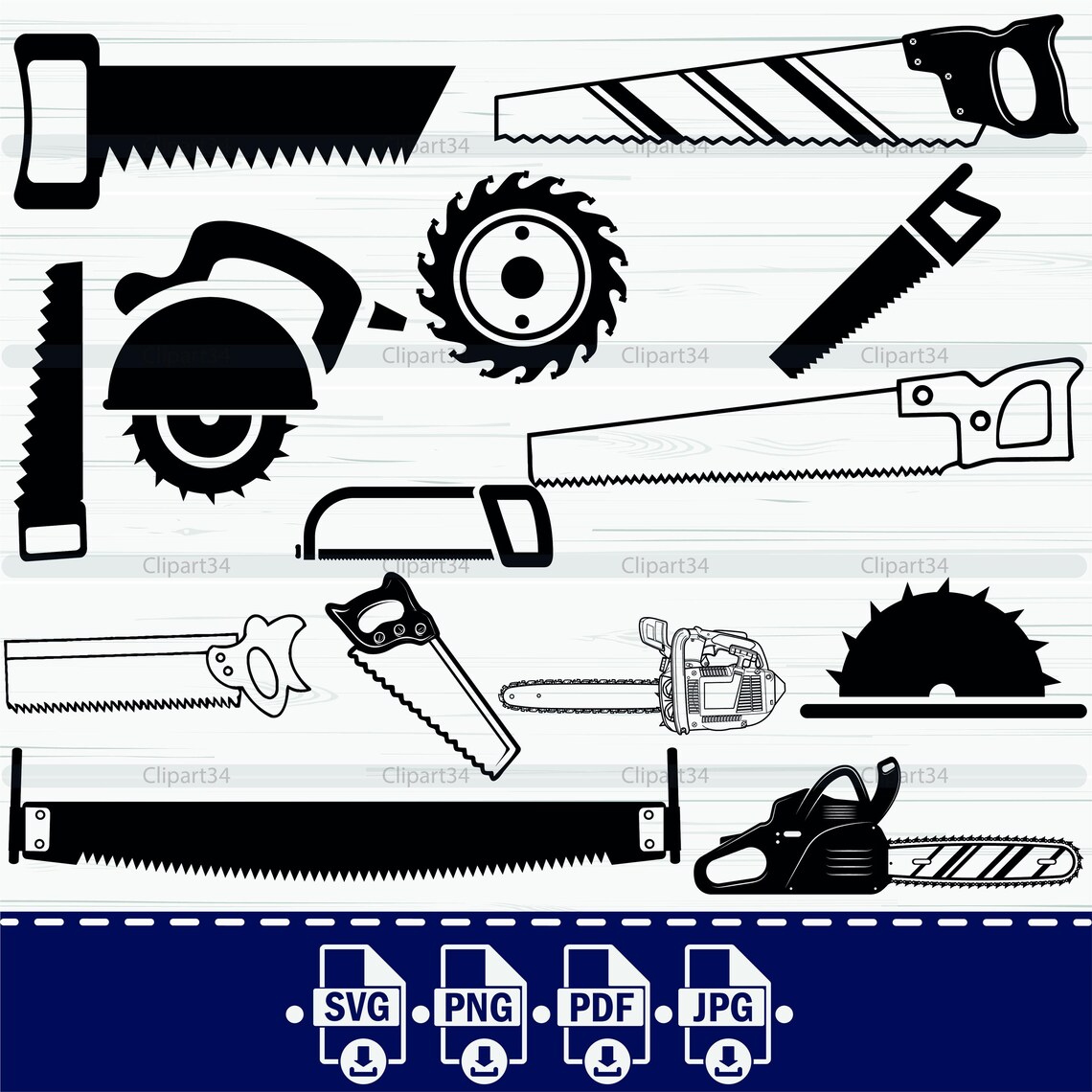 Hand Saw Svg, Hand Saw Outline Svg, Hand Saw Stencil, Chain Saw SVG ...