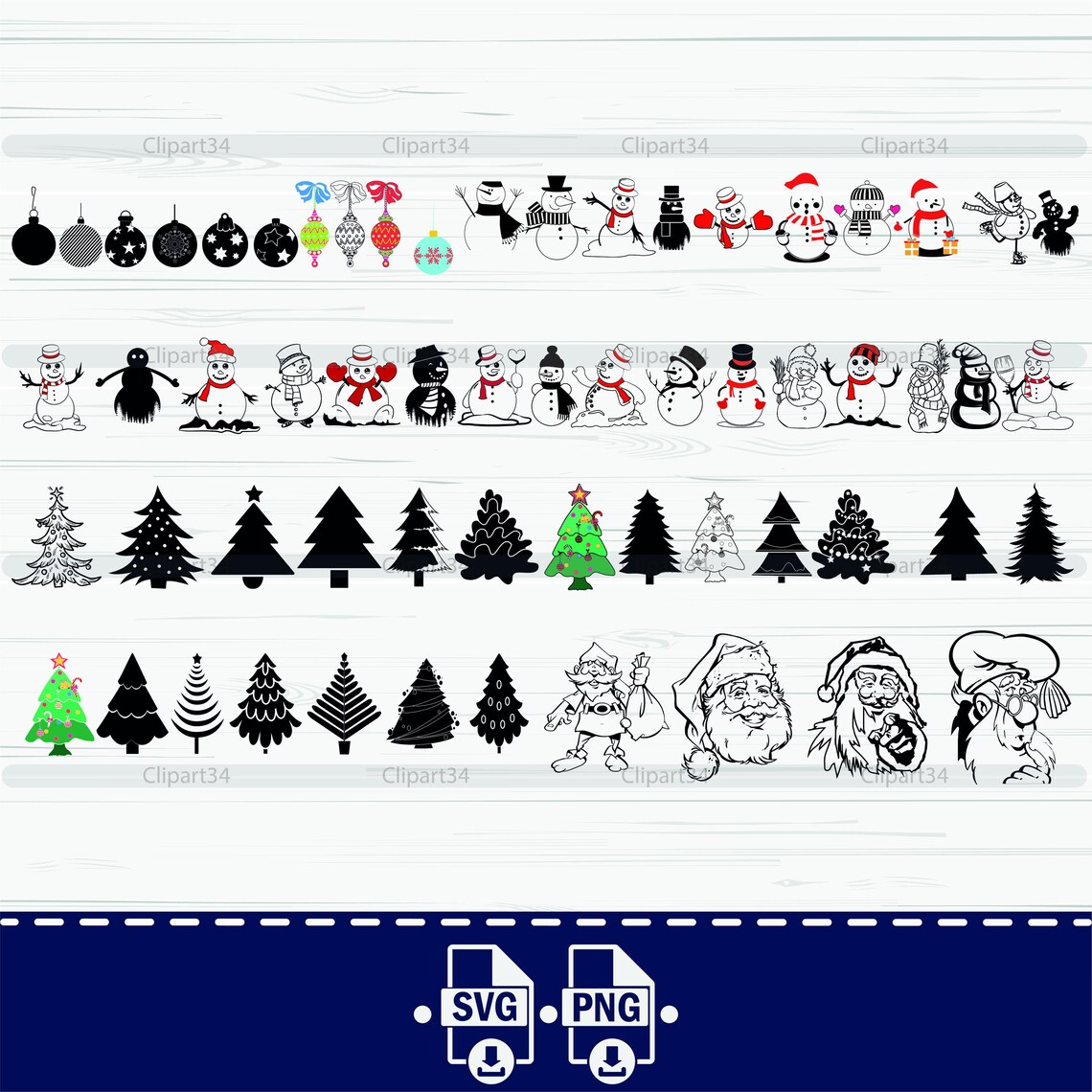 Christmas Svg, Christmas Png, CHRISTMAS SVG Bundle, CHRISTMAS Clipart ...