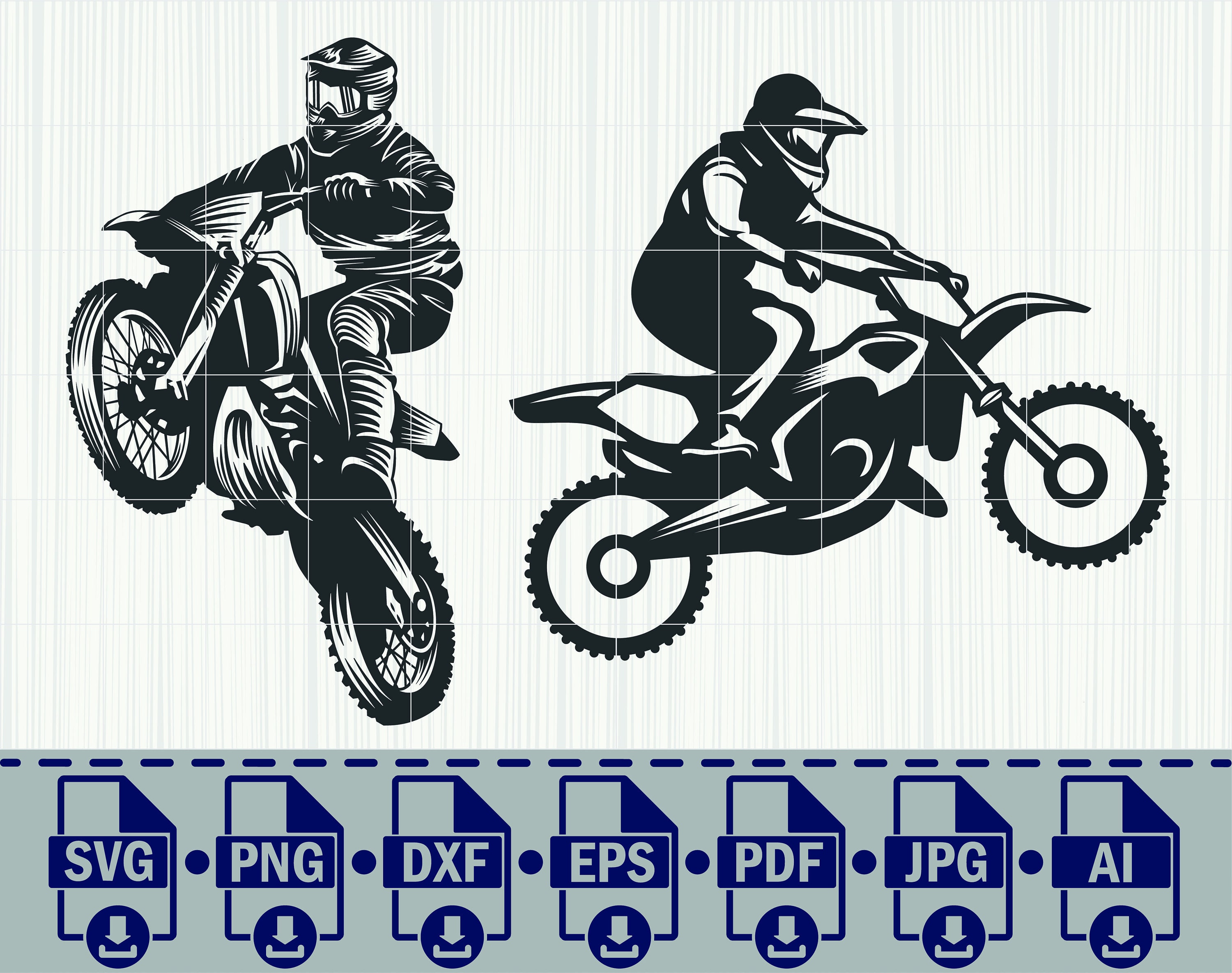 Motocross Rider Svg Dirt Bike Svg US Motocros Svg Cut File - Etsy