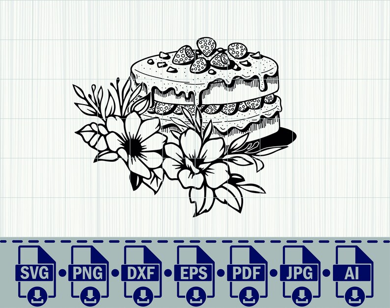 Birthday Cake SVG, Happy Birthday Svg Cut File, Birthday Party Svg ...