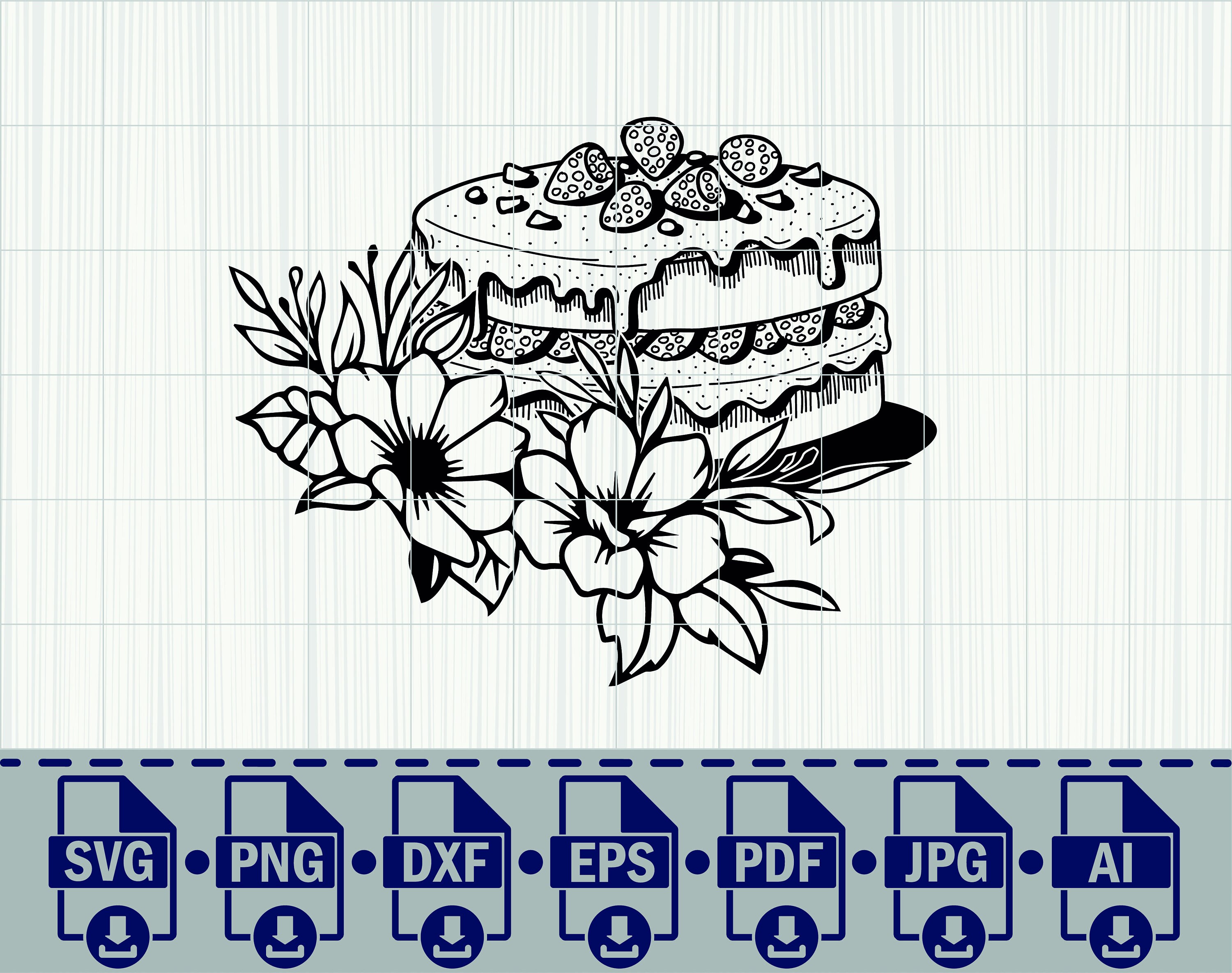 Birthday Cake SVG, Happy Birthday Svg Cut File, Birthday Party Svg ...