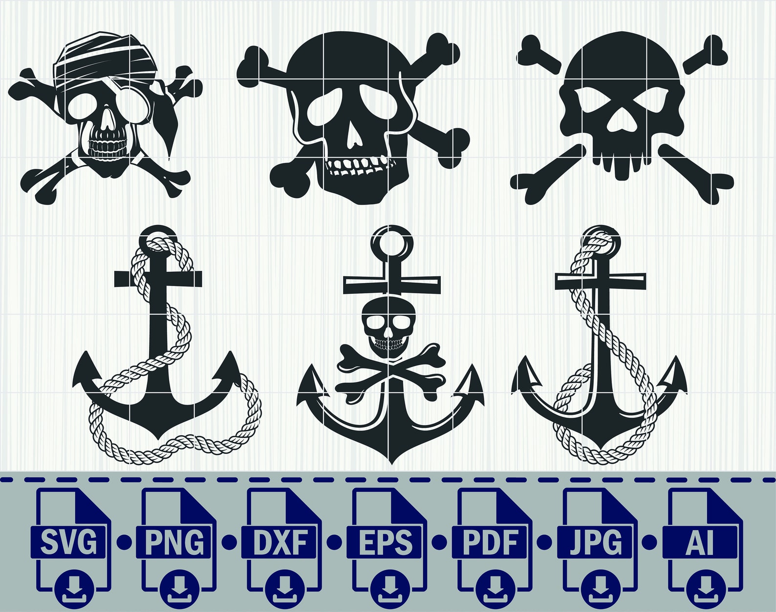 Pirate SVG, Pirate SVG Bundle , Pirate Cut Files , Pirate Silhouette ...