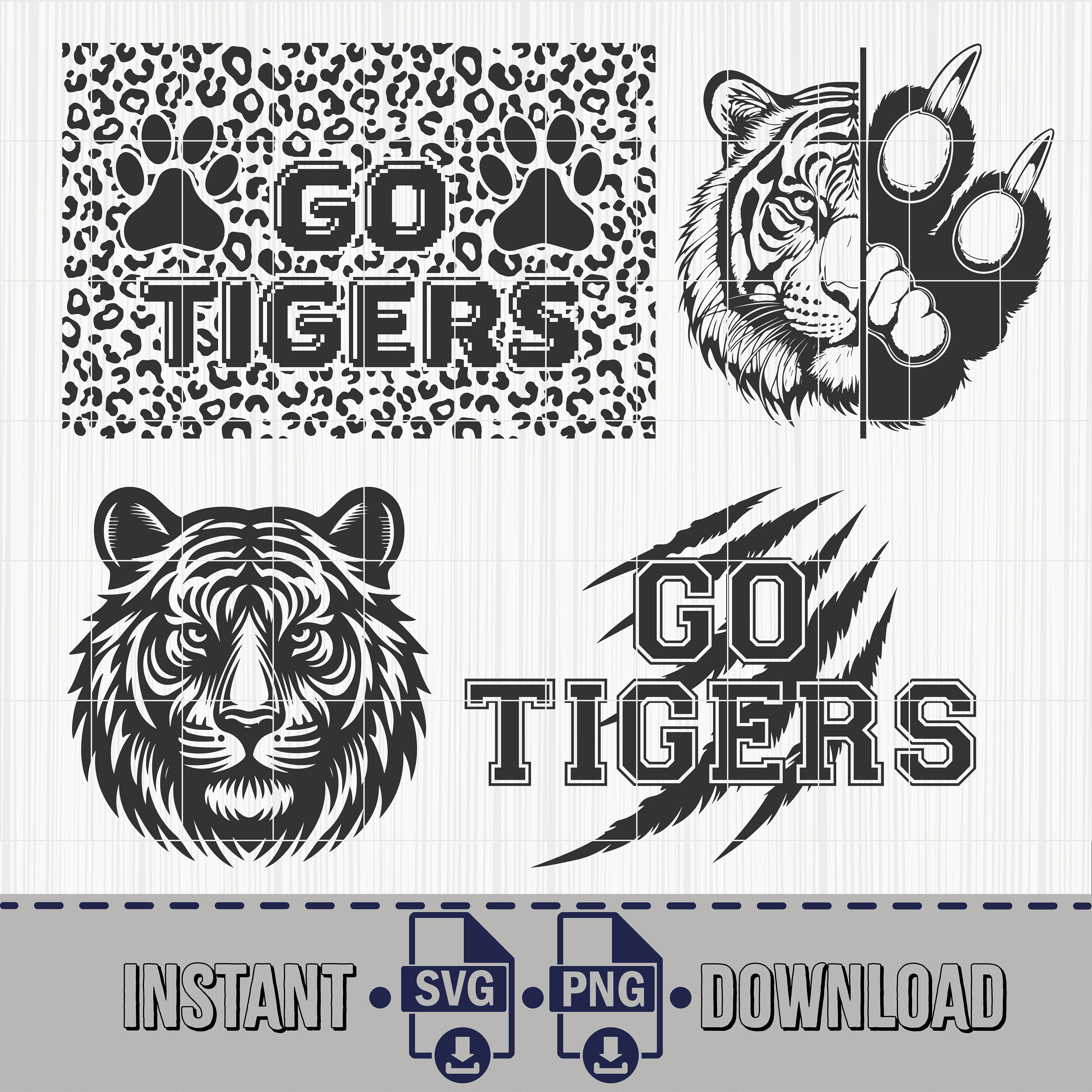 Tiger SVG File, Tiger With Flowers SVG, Floral Tigers Svg, Tiger Cut ...