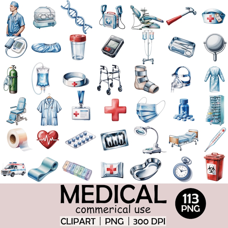 Medical Student Clip Art - Etsy UK