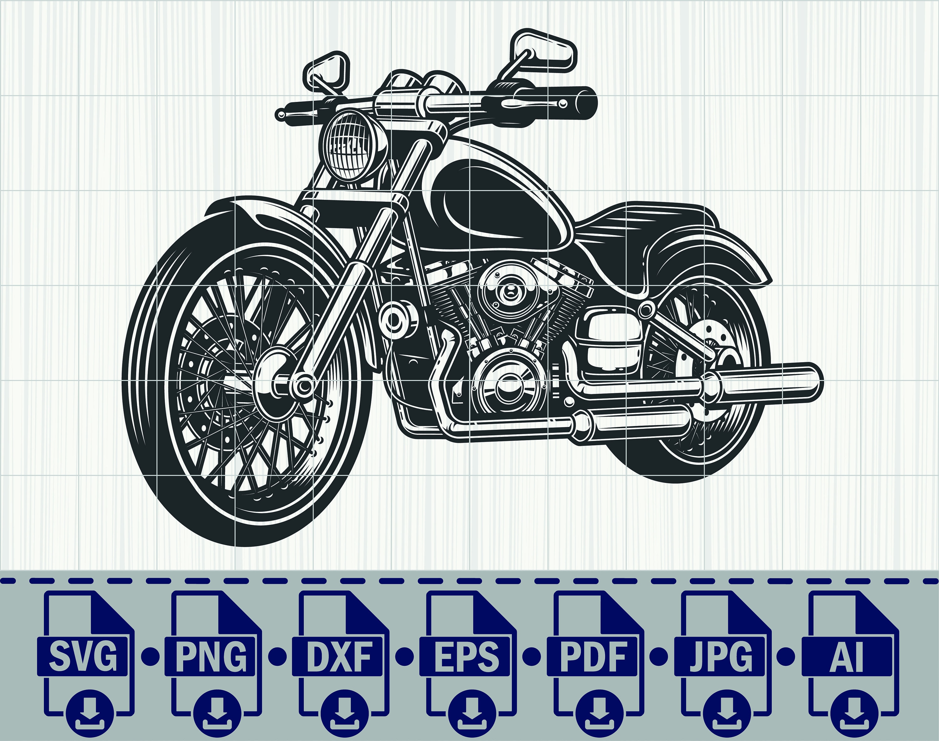 Motorcycle Svg Bundle1 Motor Bike Svg Motorcycle Cut Files - Etsy
