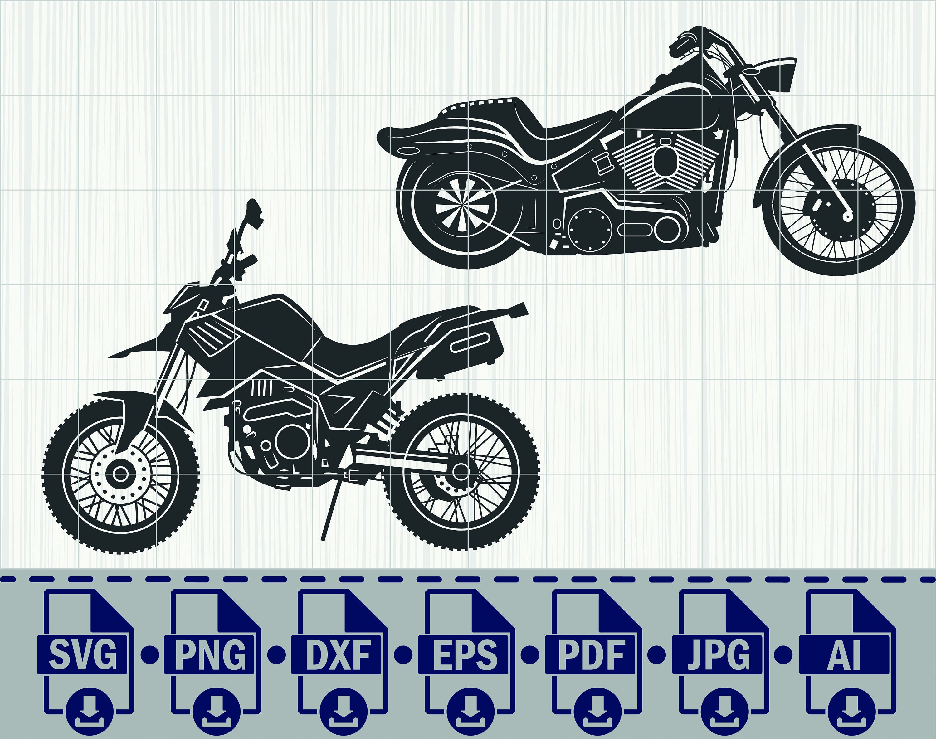 Motorcycle Svg Bundle1 Motor Bike Svg Motorcycle Cut Files - Etsy