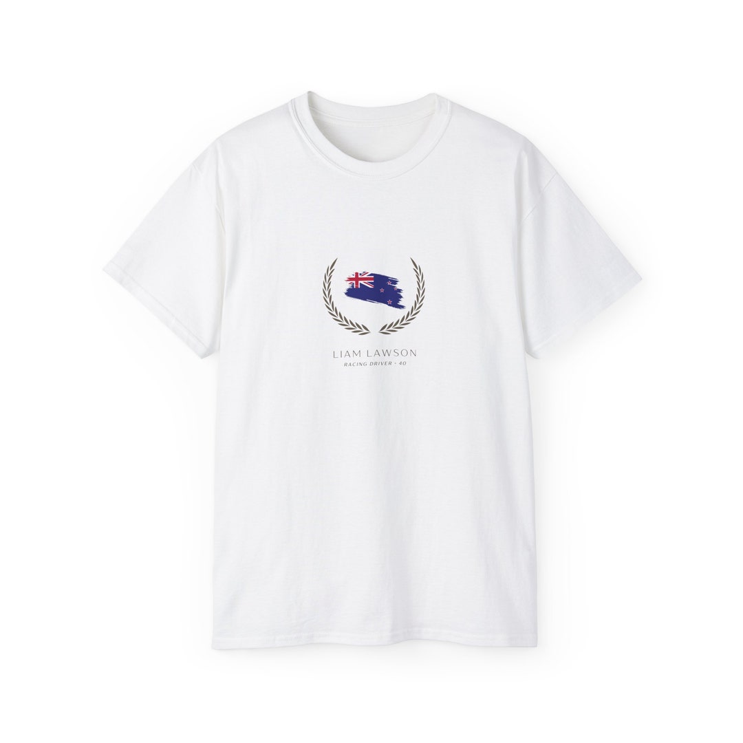Liam Lawson Formula 1 Racing Wreath T-shirt - Etsy