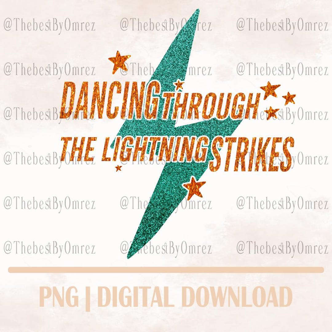 Showgirl Lightning Strikes PNG - Dancing Through Inspired Digital File ...