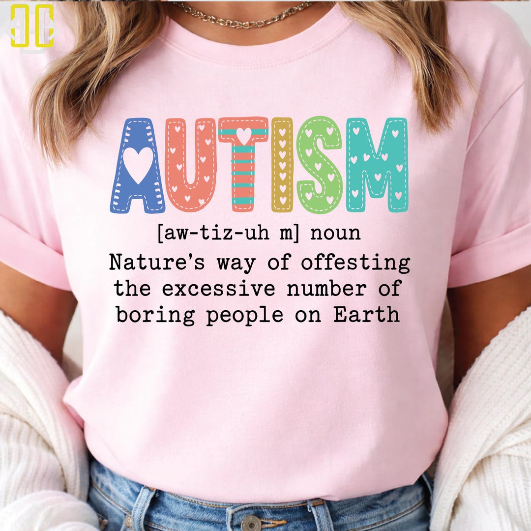 Autism Definition PNG, Retro Florals, Be Kind (digital Download) - Etsy