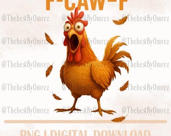 Funny Screaming Chicken PNG: Rooster Meme Clipart (digital Download) - Etsy