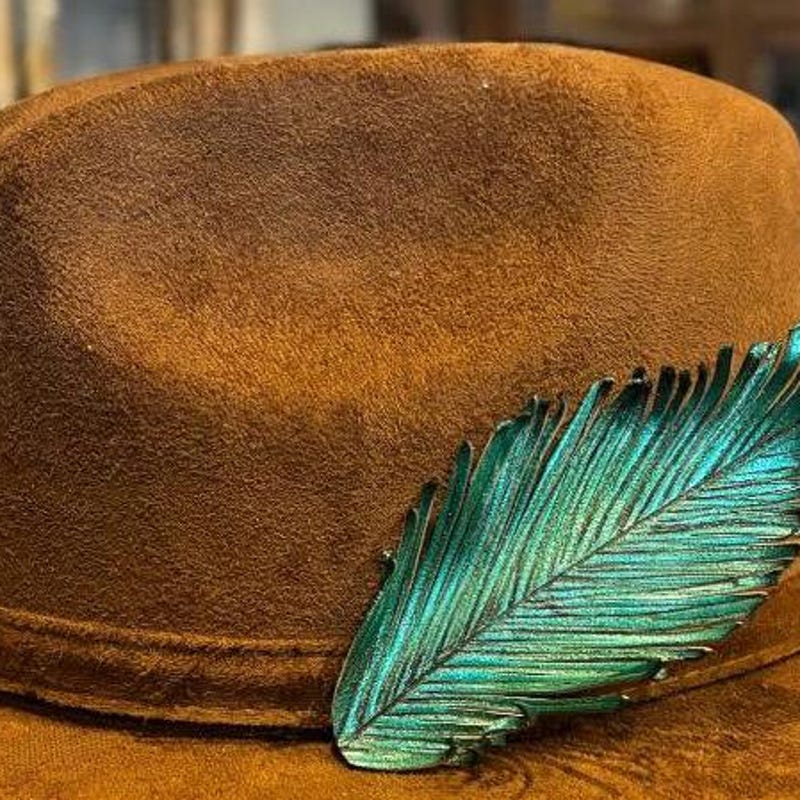 Feather Hat Band Clips - Etsy