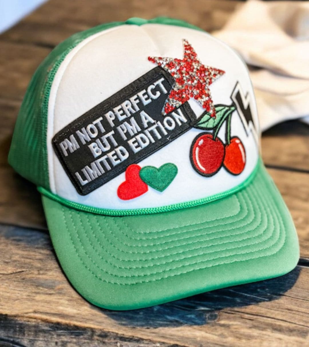Limited Edition Trucker Hat Patch Trucker Hat, Trucker Hat With Patches ...