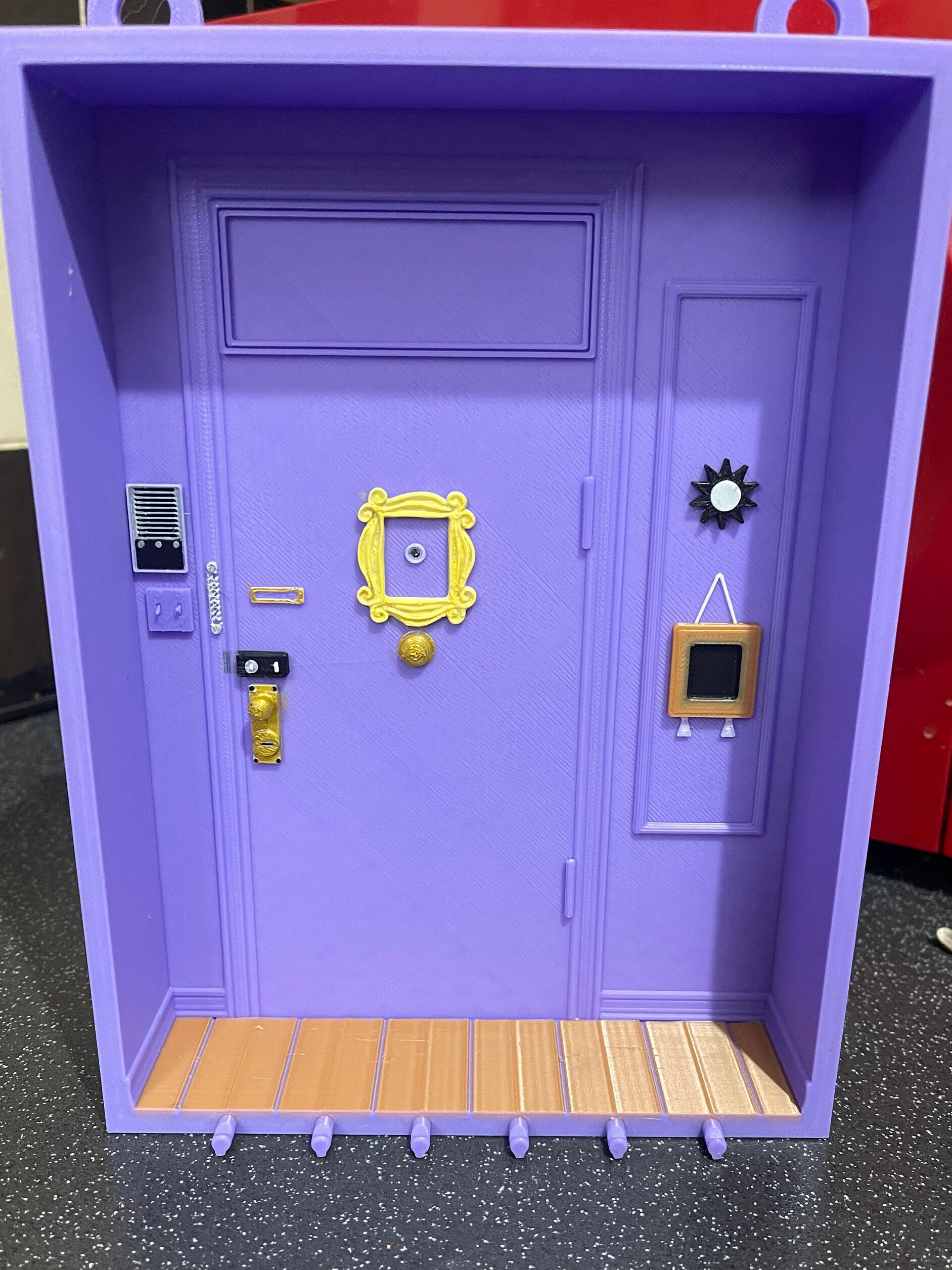 Monica and Rachel Inspired 3D Printed Friends TV Show Door Key Holder ...