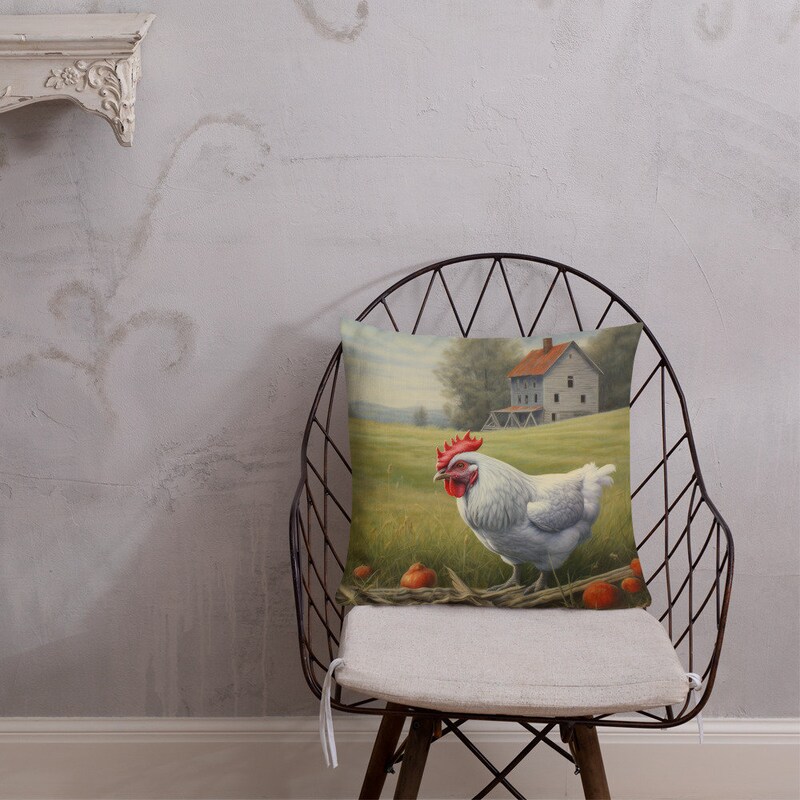 Chicken Themed Pillow - Etsy