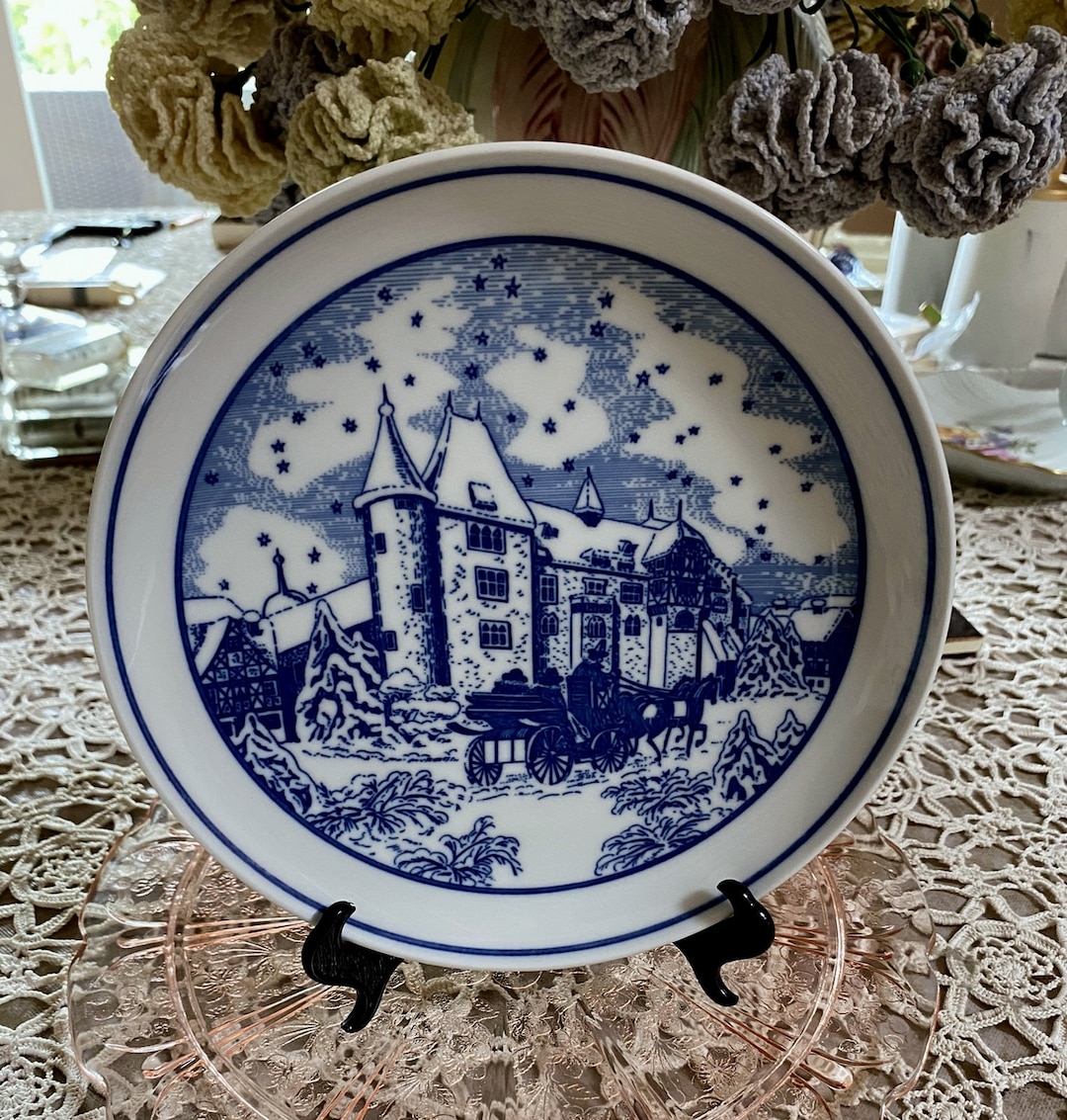Hutschenreuther Blue & White Limited Edition Decorative Plate - Alzeyer ...