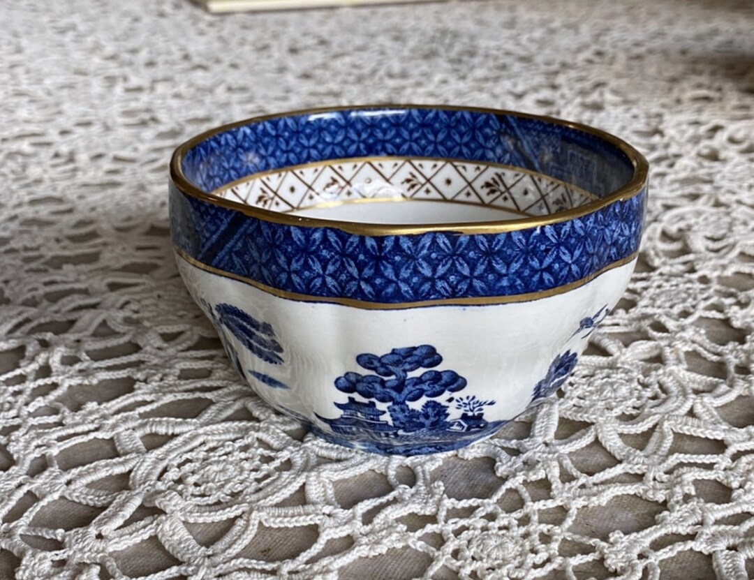 Sugar or Rice Bowl Booths Real Old Willow A8025 unusual Size - Etsy