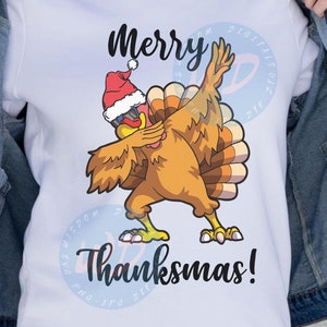 Merry Thanksmas SVG Thanksgiving SVG Png Eps Dxf Pdf Digital Cut File ...