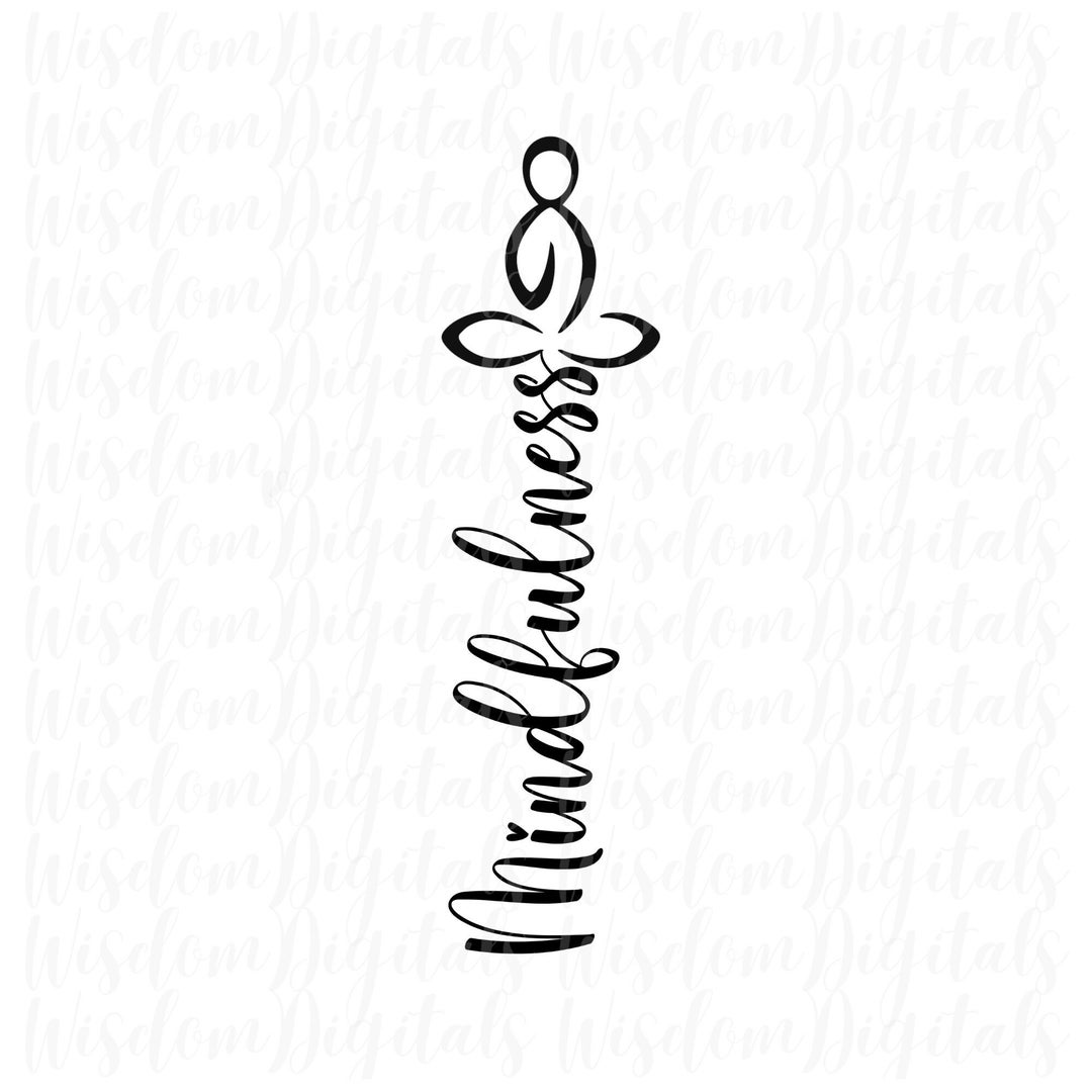 Mindfulness SVG Mental Health Svg Png Dxf Pdf DTG DTF Direct to Film ...
