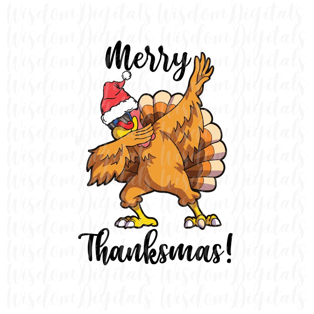 Merry Thanksmas SVG Thanksgiving SVG Png Eps Dxf Pdf Digital Cut File ...