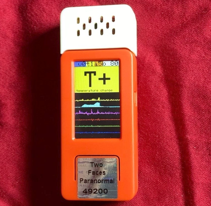 Paranormal Sensor Station, Ghost Hunting Gear, Temperature Graph ...