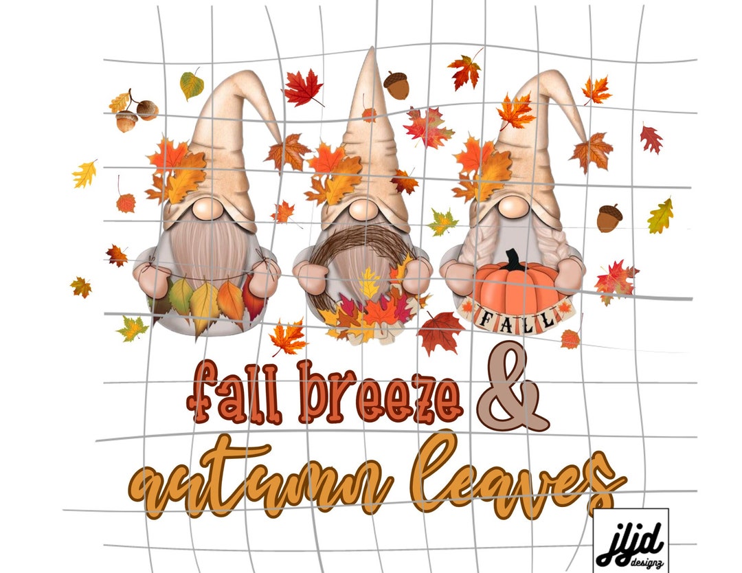 Fall Sublimation or DTF Ready to Press Heat Transfer Print Fall Breeze ...
