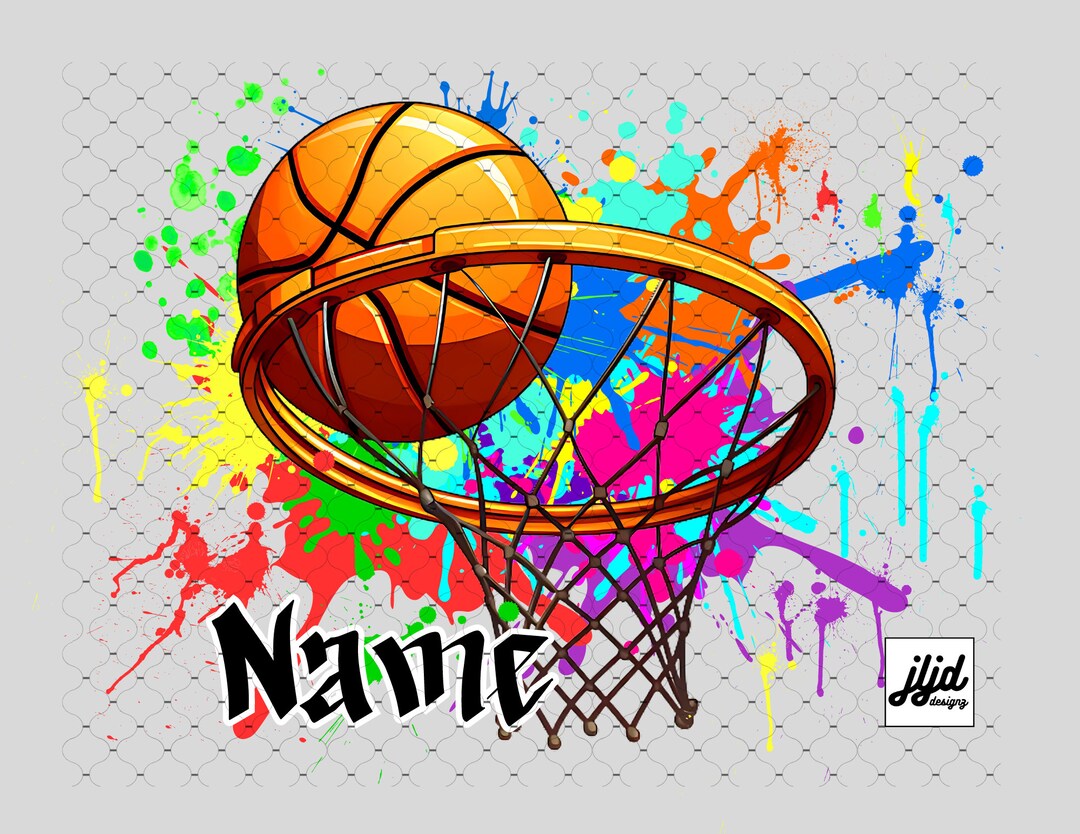 Basketball Sublimation or DTF Ready to Press Heat Transfer Print ...