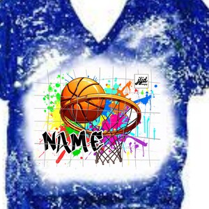 Basketball Sublimation or DTF Ready to Press Heat Transfer Print ...