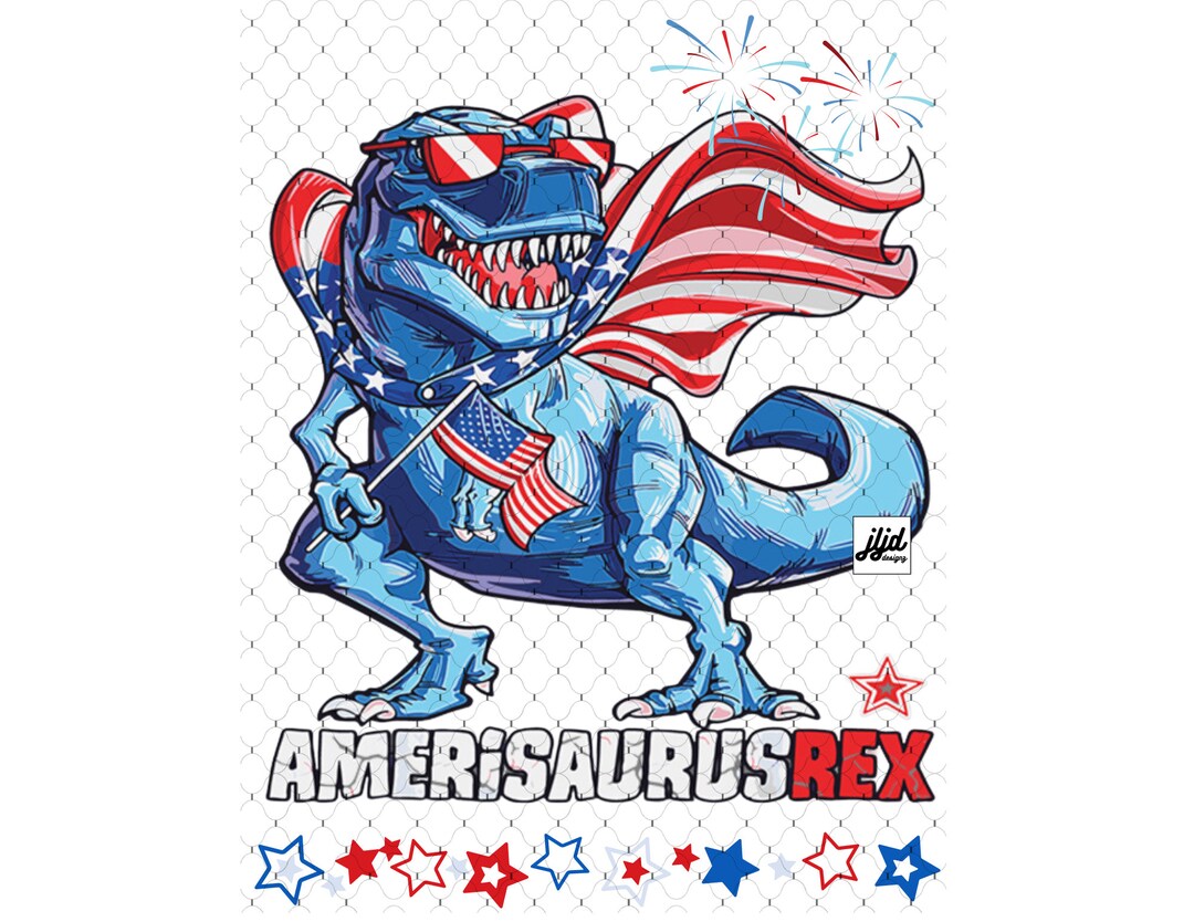 4th of July American Sublimation or DTF Ready to Press Heat Transfer ...