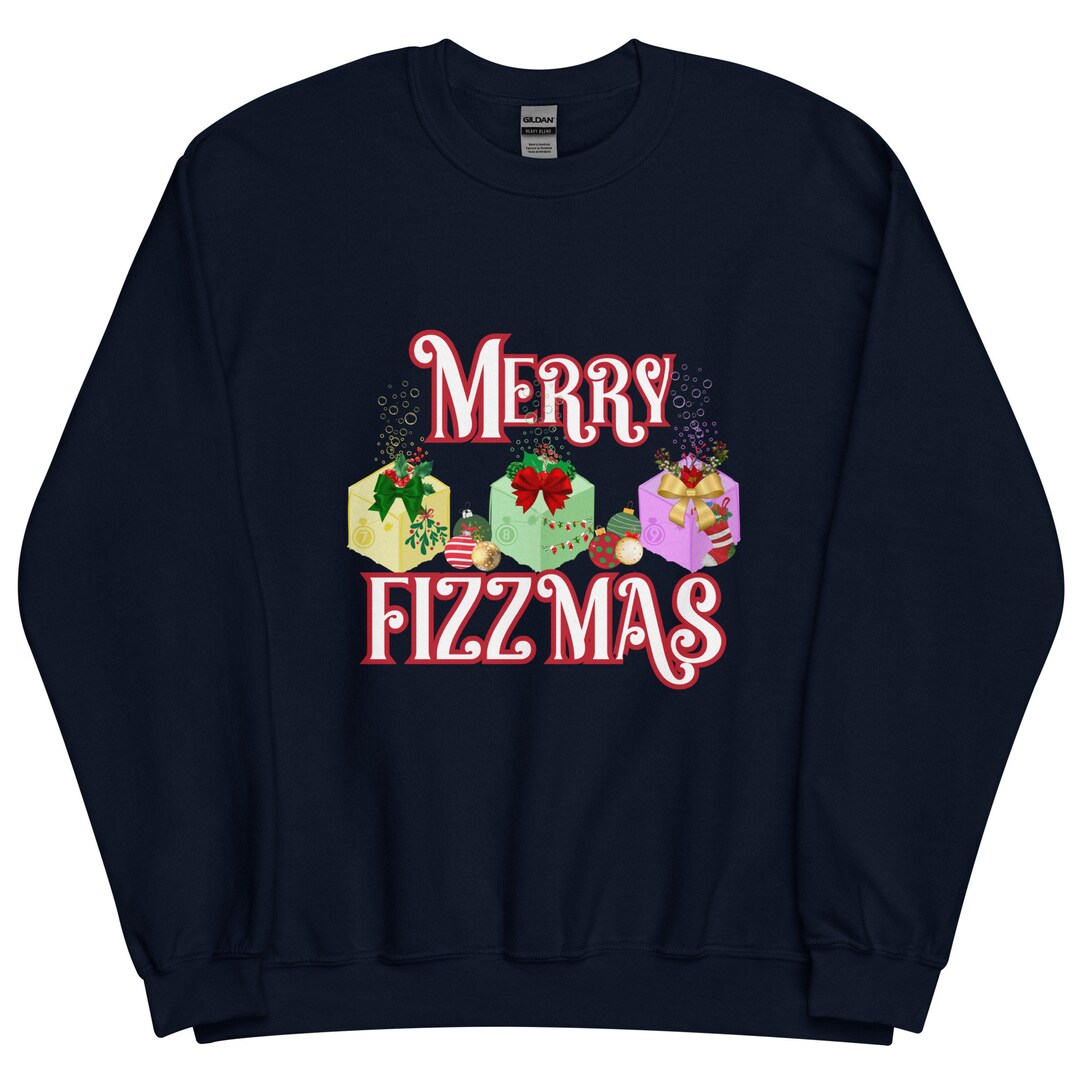 FIZZ Unisex Sweatshirt Merry Christmas Bomb Jewelry Party Rep - Etsy