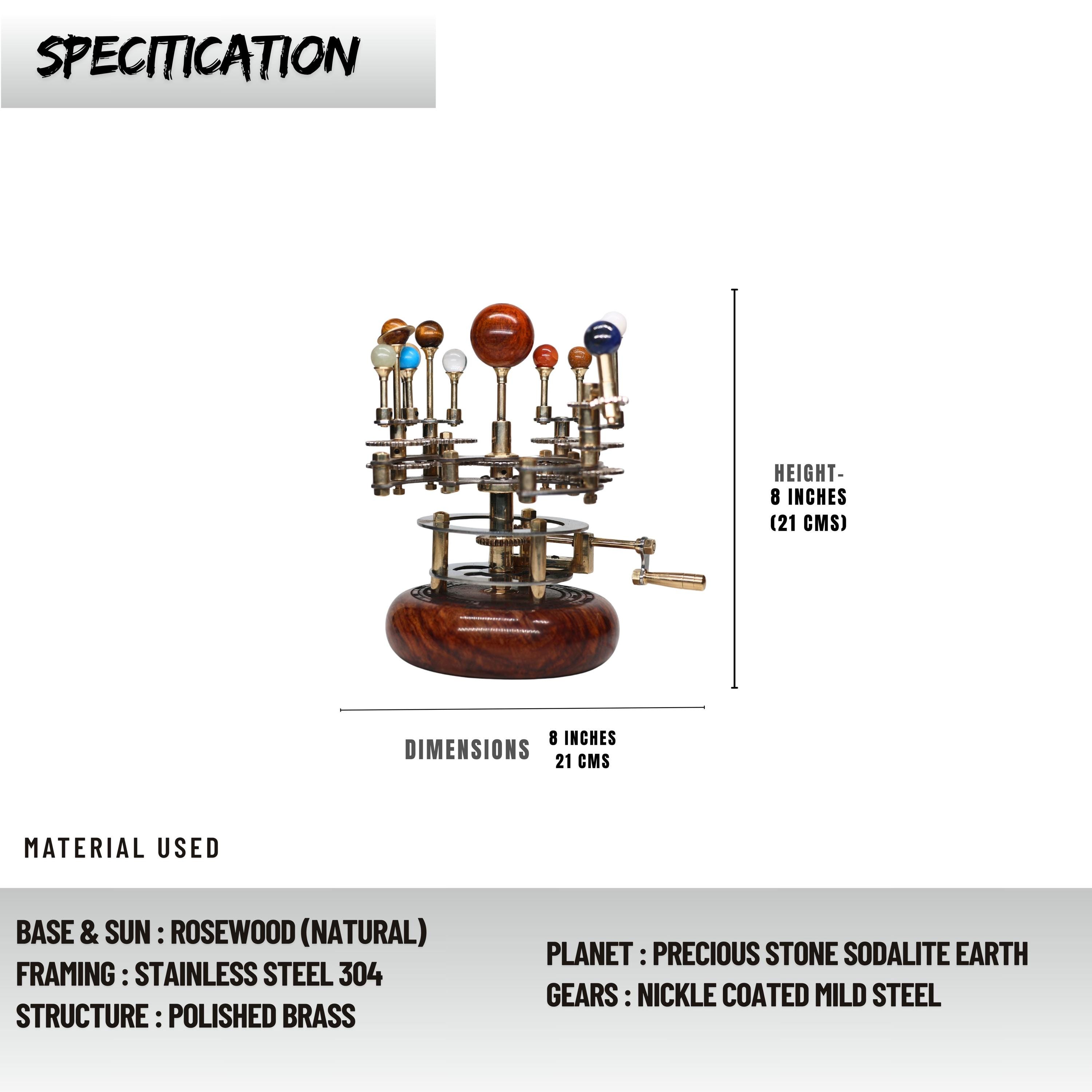 Orrery Luxury Home Décor Solar System Model With Exclusive Semi ...