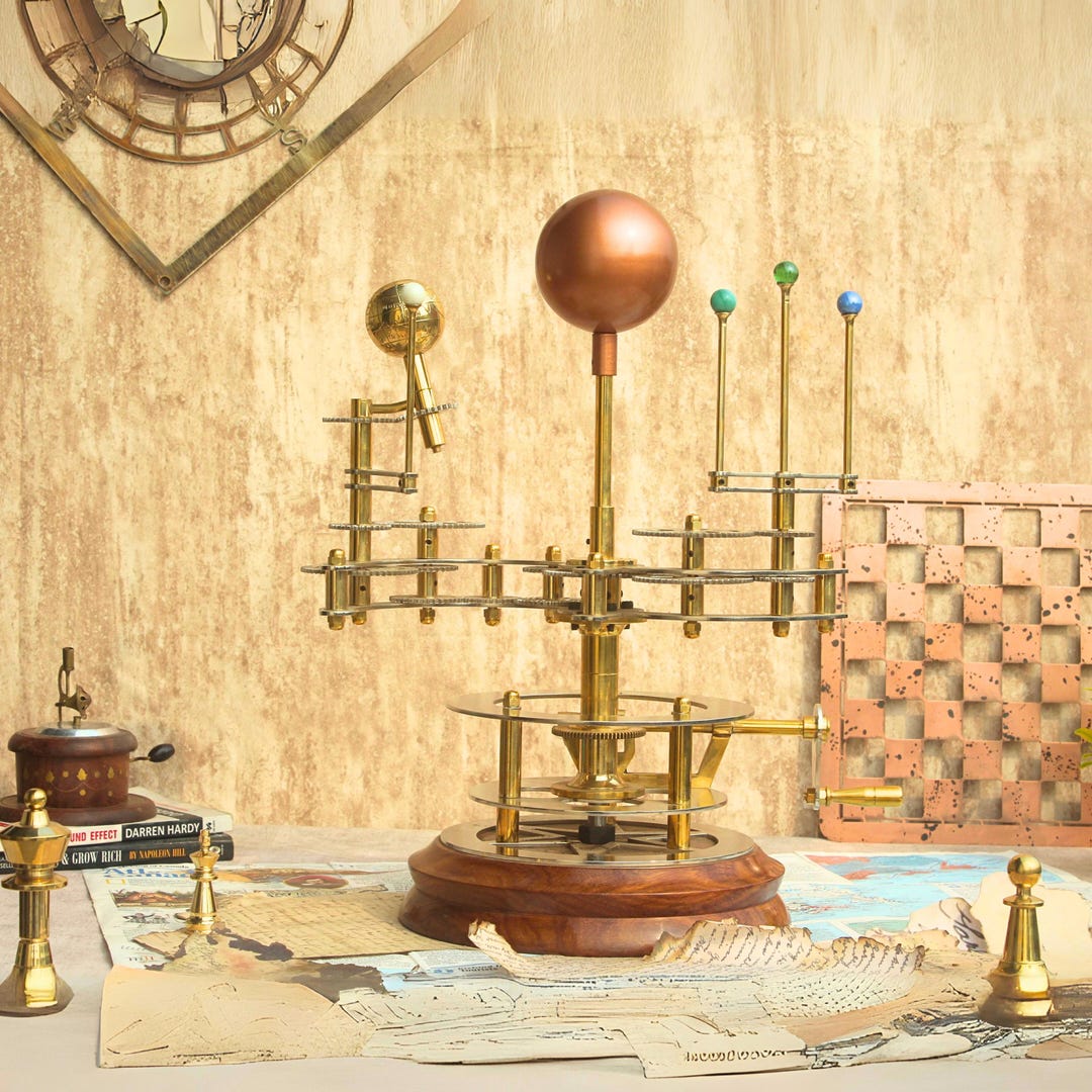 Solar System Model Fully Functional Tellurion Celestial Gift for Astro ...