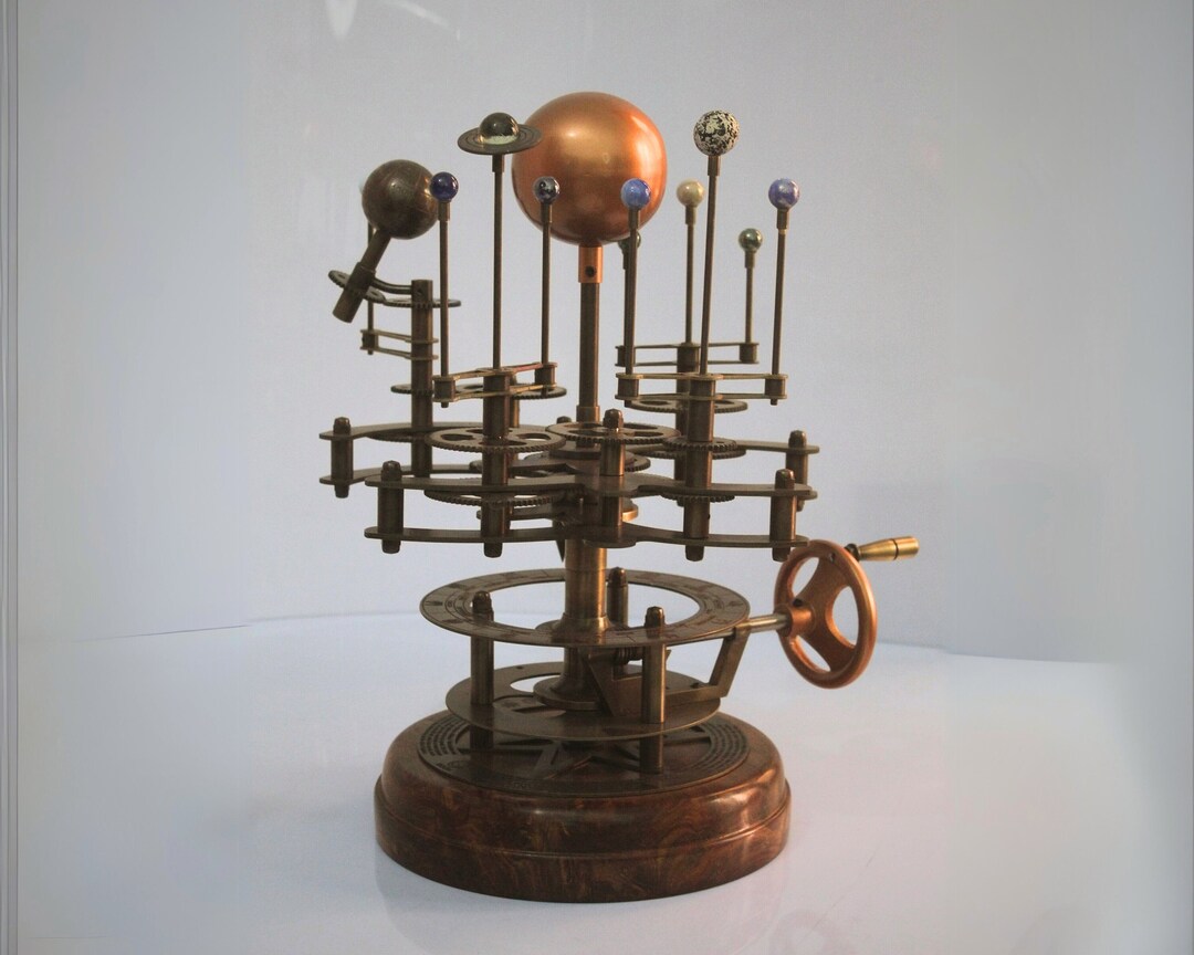 Solar System Celestial Model Fully Functional Antique Orrery With ...
