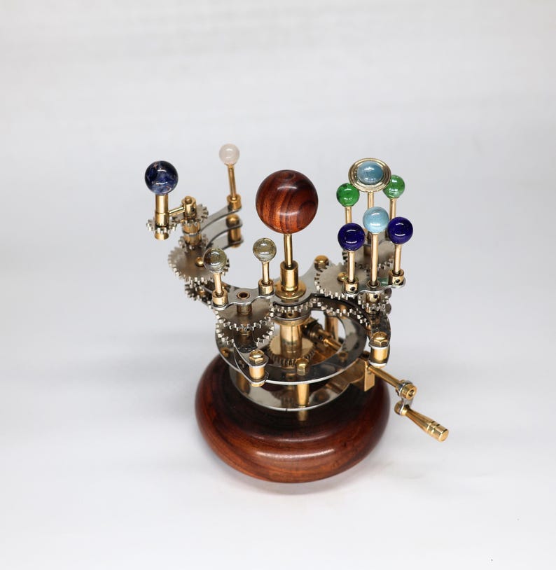 Orrery Luxury Home Décor Solar System Model 8" Gift for Husband ...
