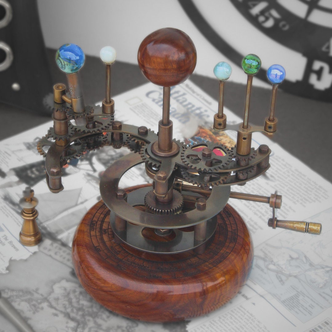 Antique Orrery Vintage Home Decor Solar System Model Perfect ...