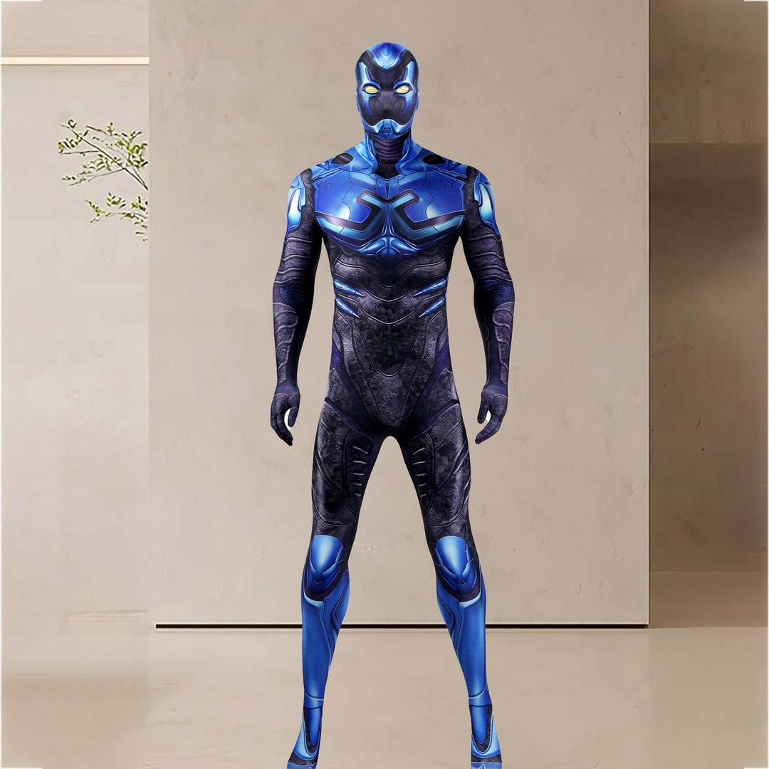 Blue Beetle Cosplay Suit Blue Beetle Jumpsuit - Etsy