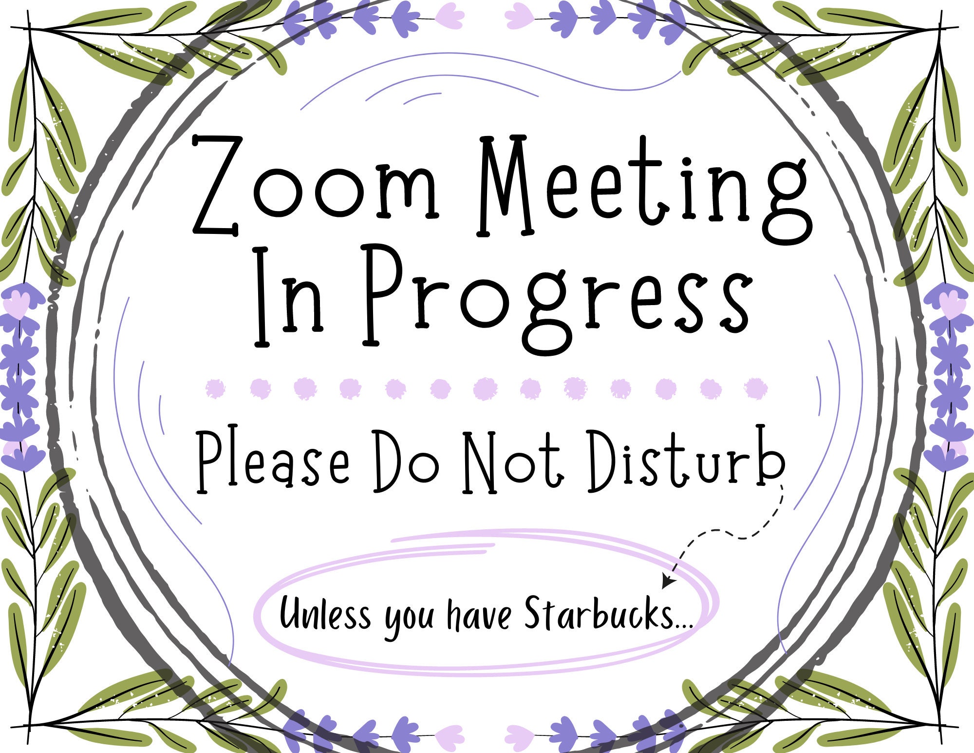 Office Sign for Wall, Zoom Office Sign, Office Sign Custom, Office Sign ...