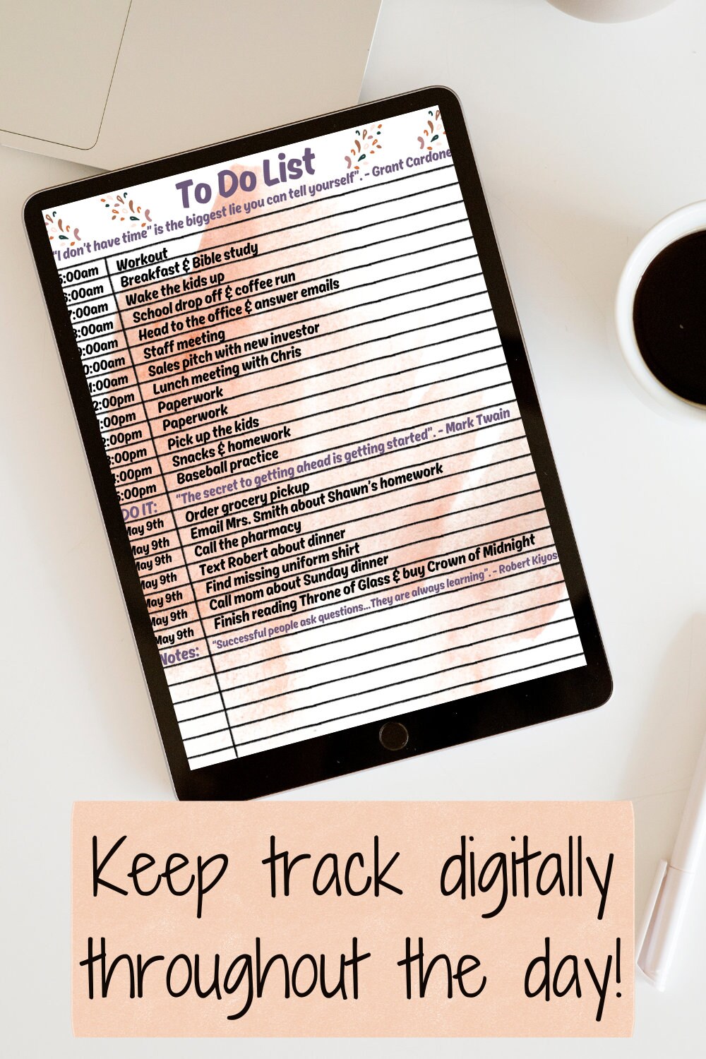 Daily To-do List, Hourly to Do Lists, Nurse to Do Lists, Teacher To-do ...