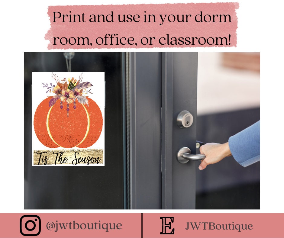 Fall Classroom Poster, Office Sign for Fall, Gifts for Teachers, Gifts ...