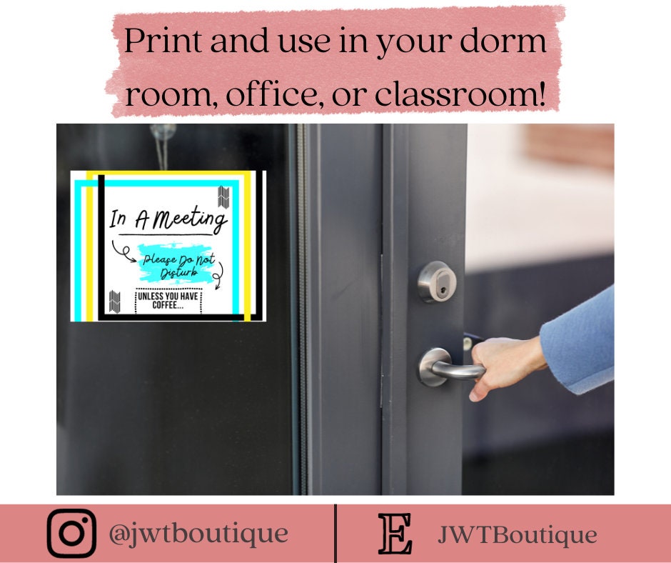 Office Signs, Printable Office Sign, Gifts for Teachers, Coffee Lovers ...