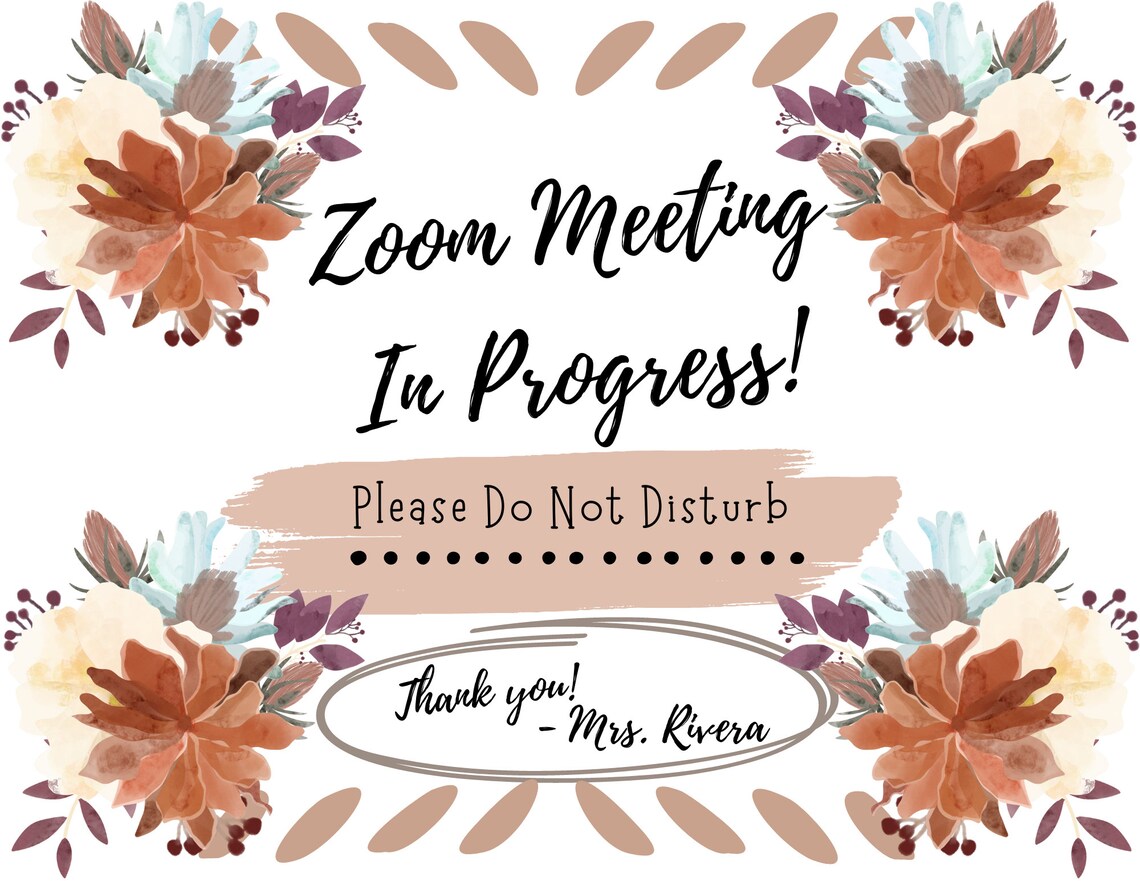 Office Sign for Wall, Zoom Meeting Sign, Office Sign Custom, Office ...