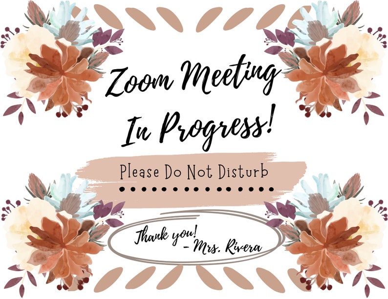 Office Sign for Wall, Zoom Meeting Sign, Office Sign Custom, Office ...