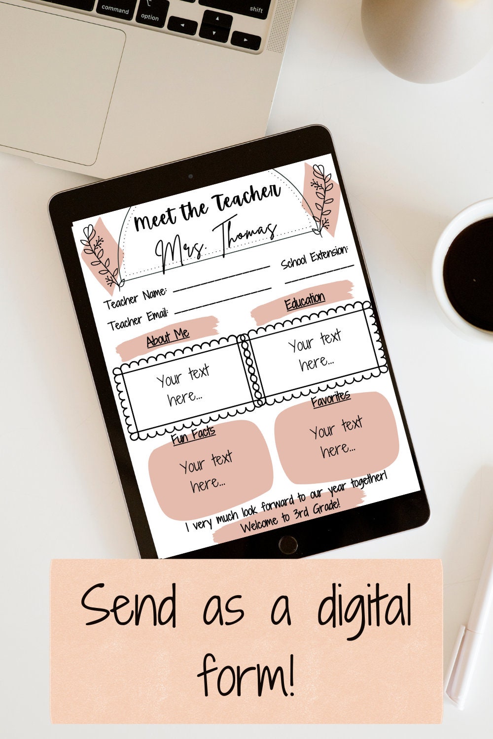 Meet the Teacher Template Editable, Back to School Template, Teacher ...