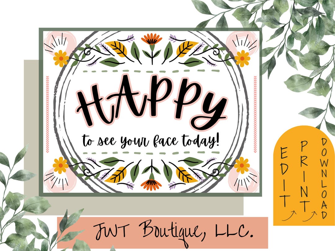 Office Signs Printable, Welcome Signs, Poster for Classrooms, Gifts for ...