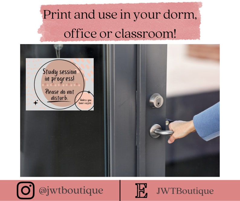 Office Signs, Dorm Room Signs, Office Sign Custom, Study Session ...