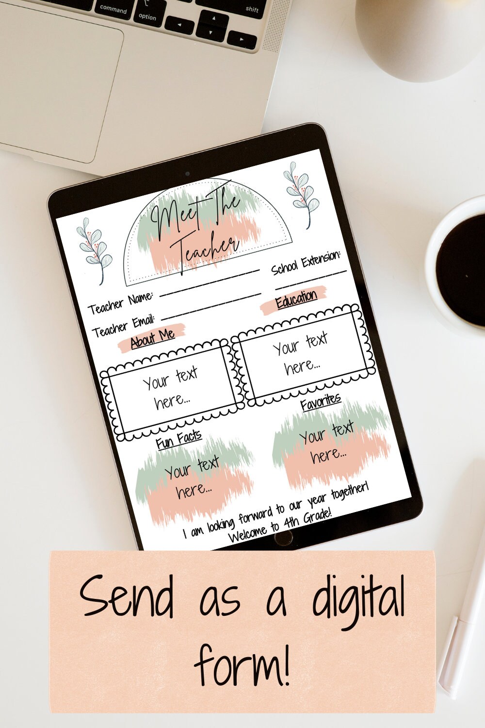 Meet the Teacher Template Editable, Back to School Template, Teacher ...