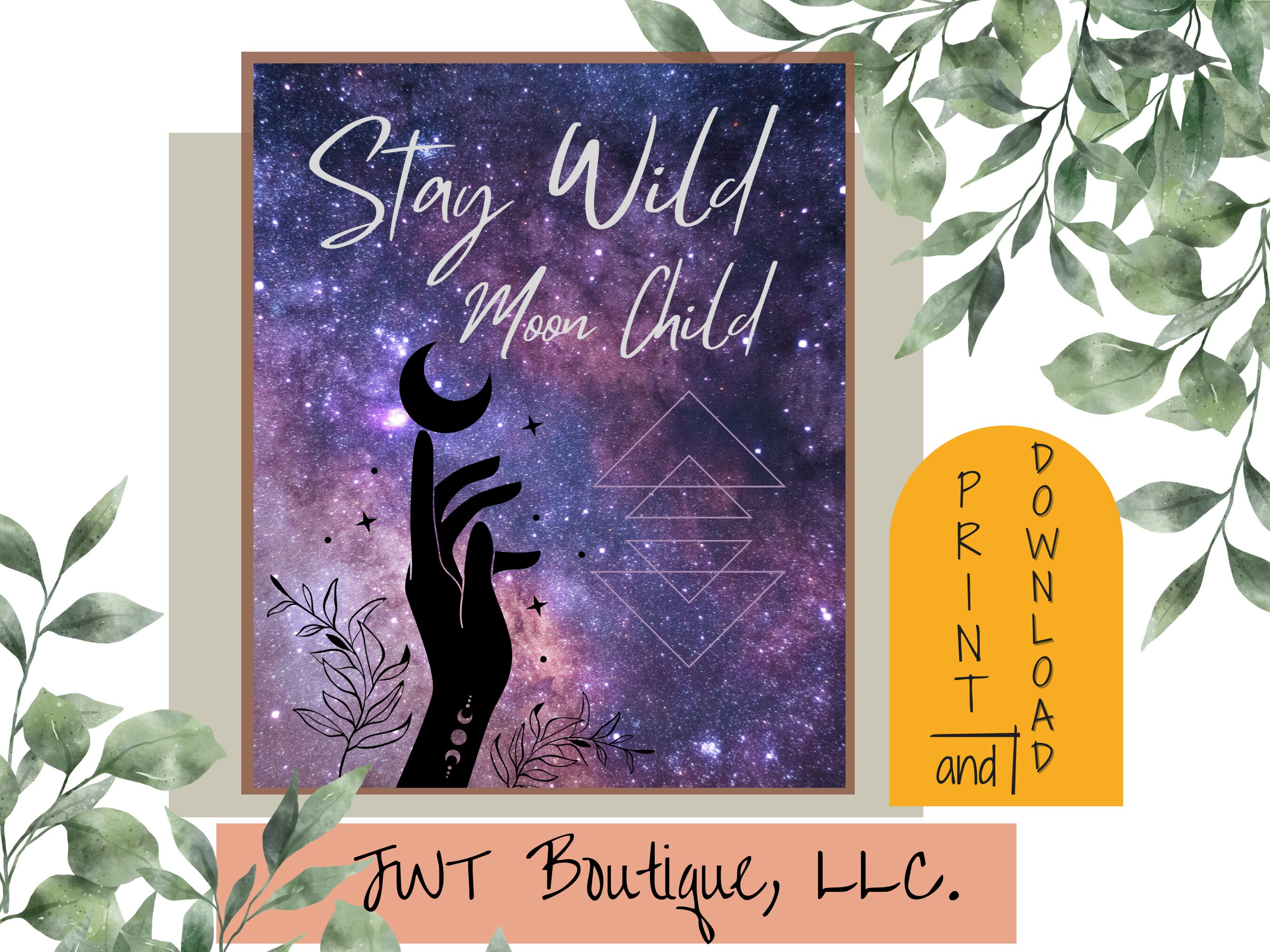 Boho Wall Art, Printable Poster, Printable Poster Wall Art, Printable ...