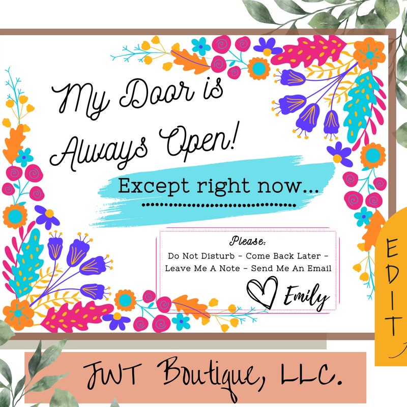 Be Right Back Office Sign - Etsy