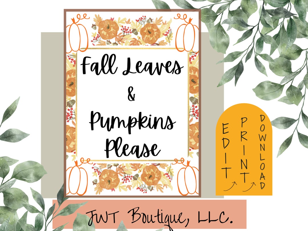 Fall Boho Classroom Posters, Office Sign for Fall, Classroom Sign ...