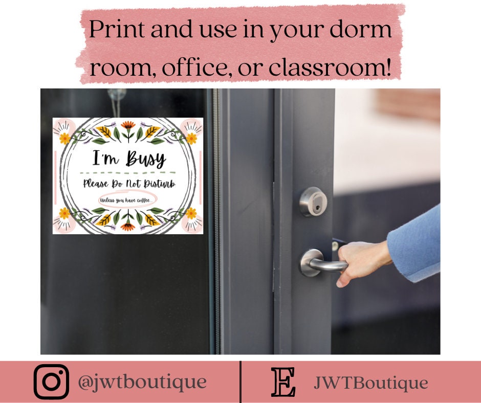 Office Sign, Office Sign Printable, Office Sign for Door, in a Meeting ...